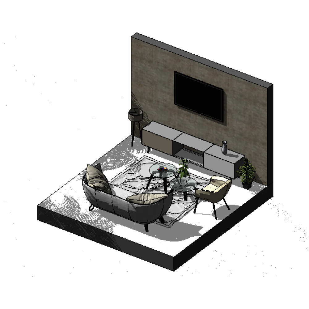 Ambiente Completo Sala BIM REVIT